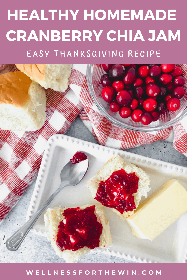 Homemade Cranberry Chia Jam