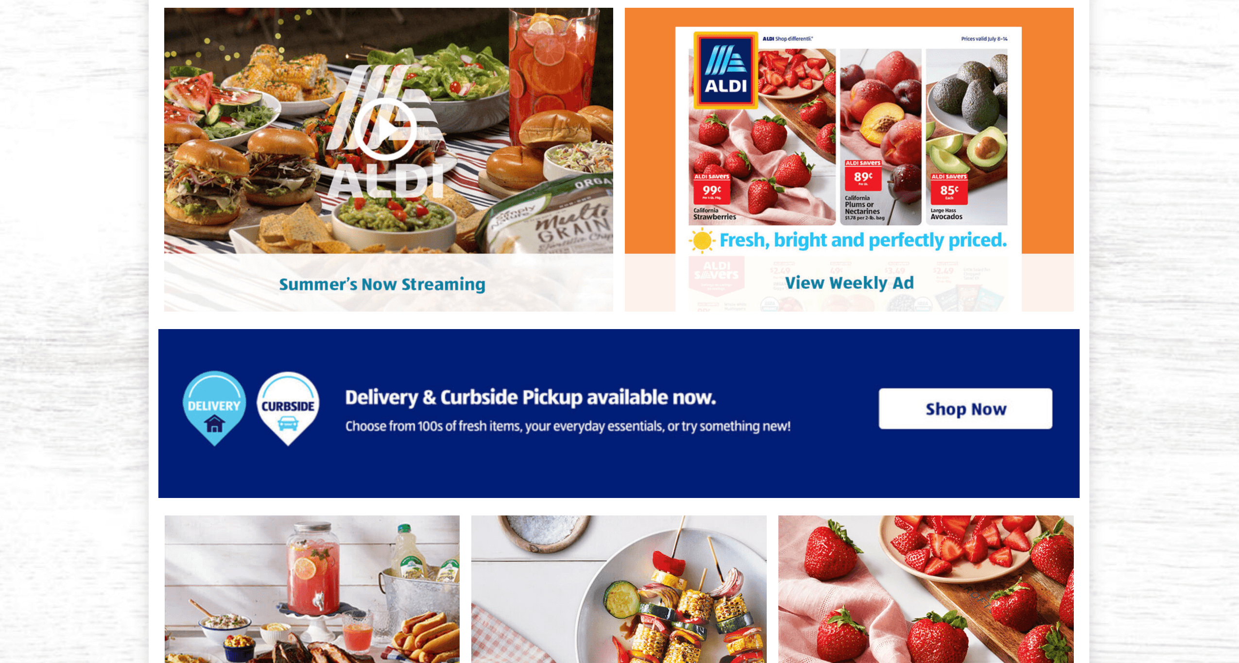 Curbside Experience with ALDI USA - Wellness For The Win